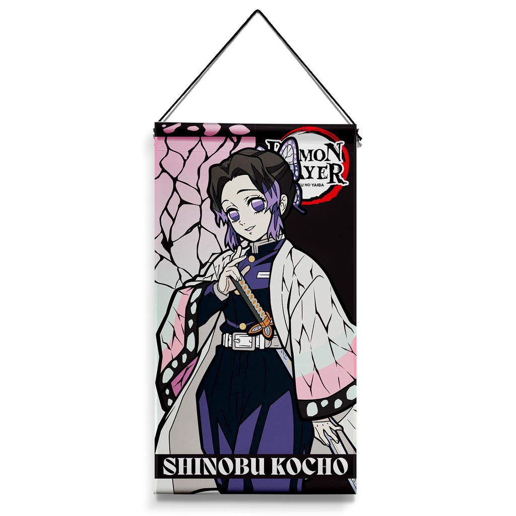 Jual Hiasan Dinding Anime Demon Slayer Wall Scroll Hanging Banner ...