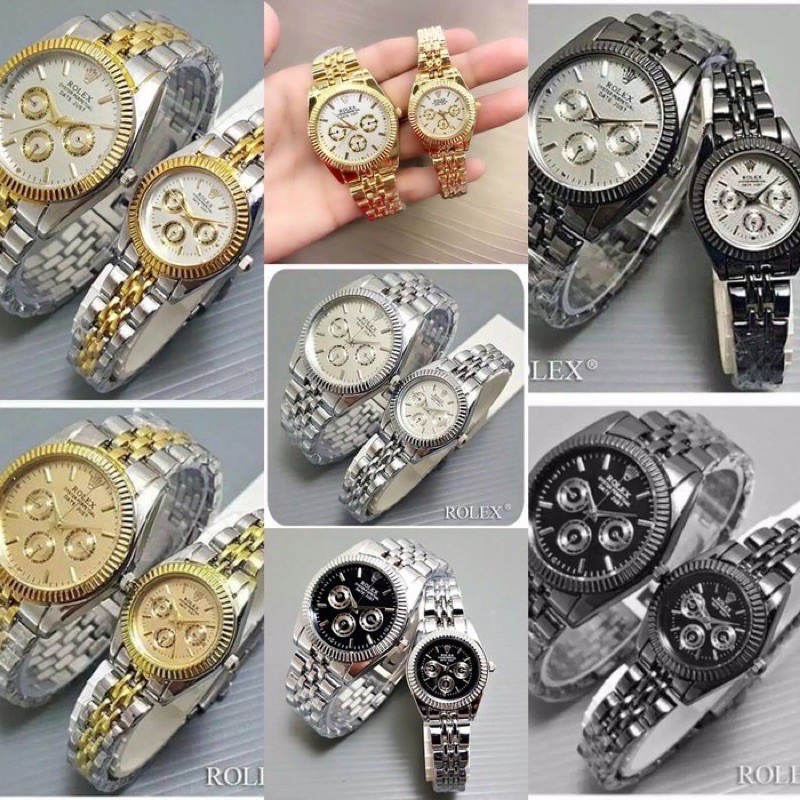 Jual Jam Tangan Couple Chrono Variasi | Shopee Indonesia