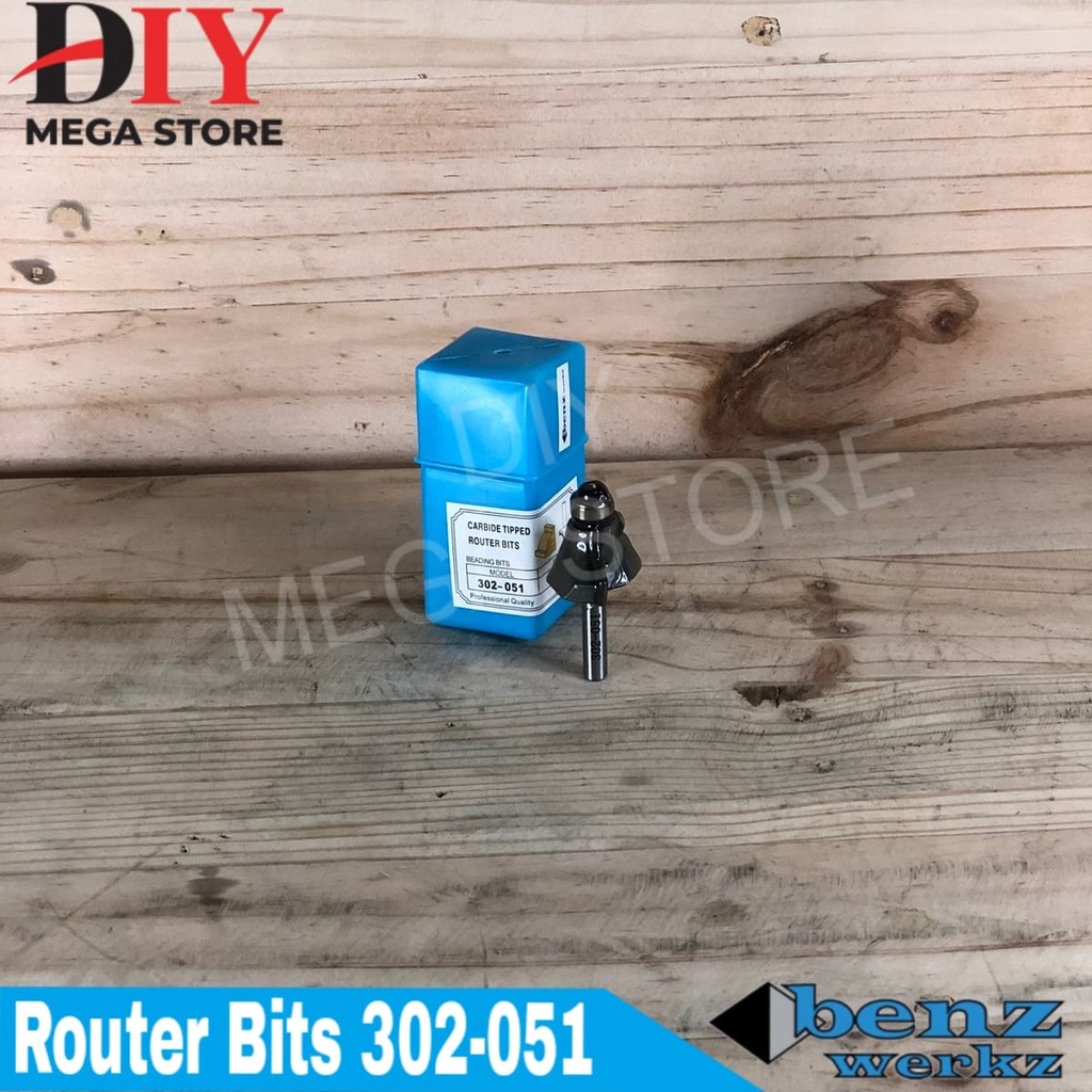 Jual Router beading bit / mata profil 31,8 mm x 1/4" benz werkz ( 302 ...