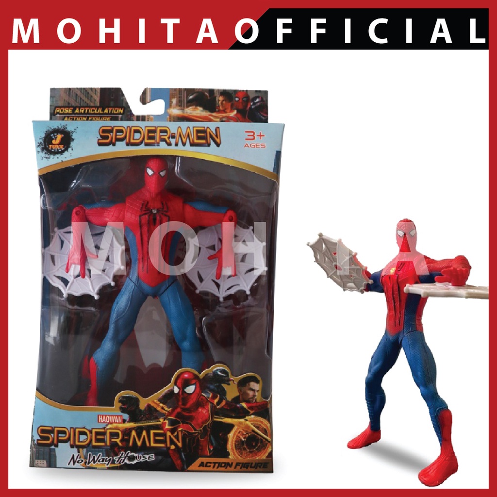 Jual action figure spiderman/mainan spiderman/action figure/spiderman ...