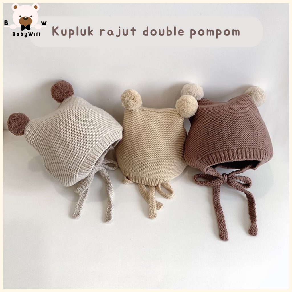 Jual 0-2 Tahun | COD - topi kupluk anak bayi premium motif KUPLUK ...