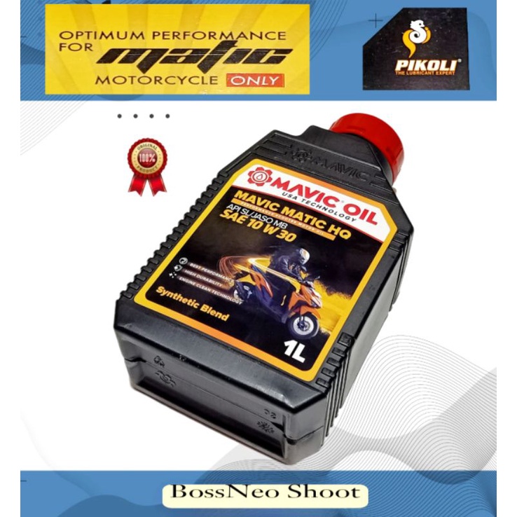 Jual Oil Oli MAVIC METIC 1L 10W-30 Oli MOTOR METIC 1 Liter | Shopee ...