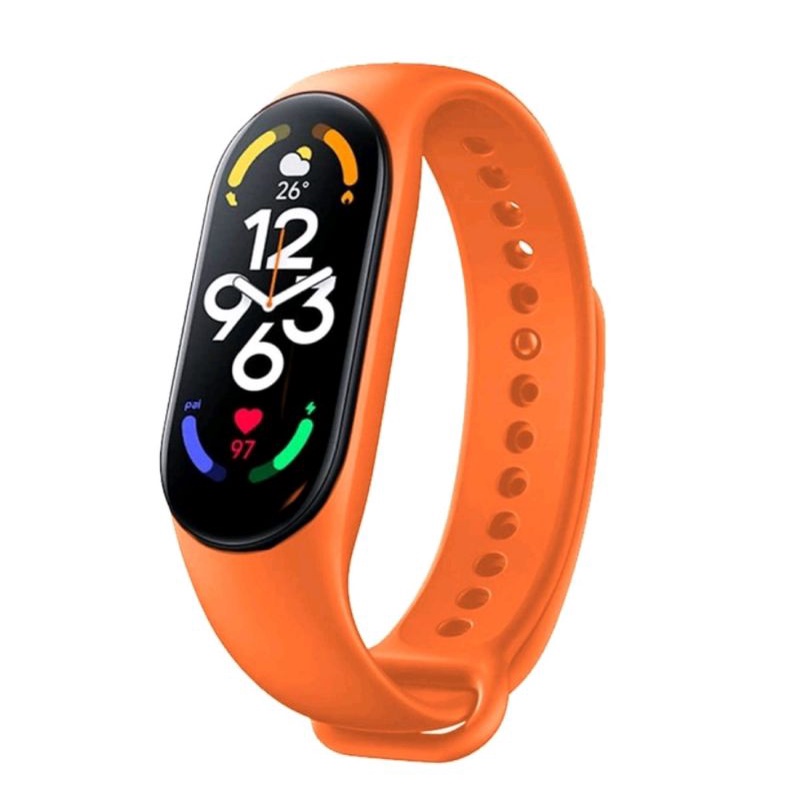 Jual STRAP TALI SILICONE XIAOMI MI BAND 7 6 5 4 3 GELANG SMARTBAND SILICON SILIKON RUBBER KARET ...