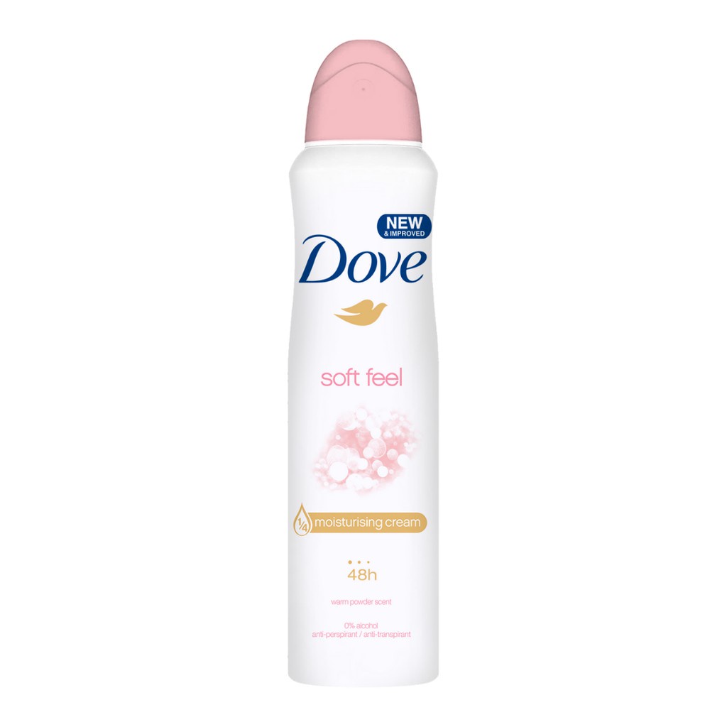 Jual Dove Soft Feel Deodorant Warm Powder Scent 150 mL | Shopee Indonesia