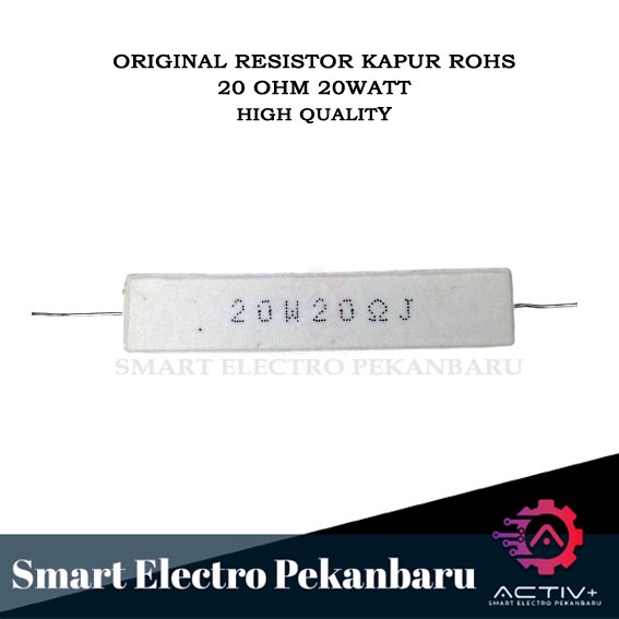 Jual ORIGINAL ROHS RESISTOR 20 WATT 20 OHM RESISTOR KAPUR 20WATT 20OHM RESISTOR 20 R 20 W 20W ...