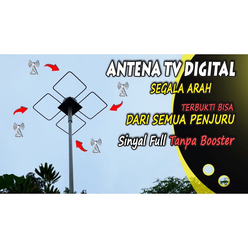 Jual Antena TV Digital Segala Arah Terrestrial DVB-T2 | Shopee Indonesia