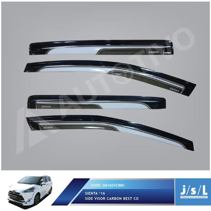 Jual Toyota Sienta Talang Air Jsl/Side Visor Best Co/Aksesoris Sienta | Shopee Indonesia