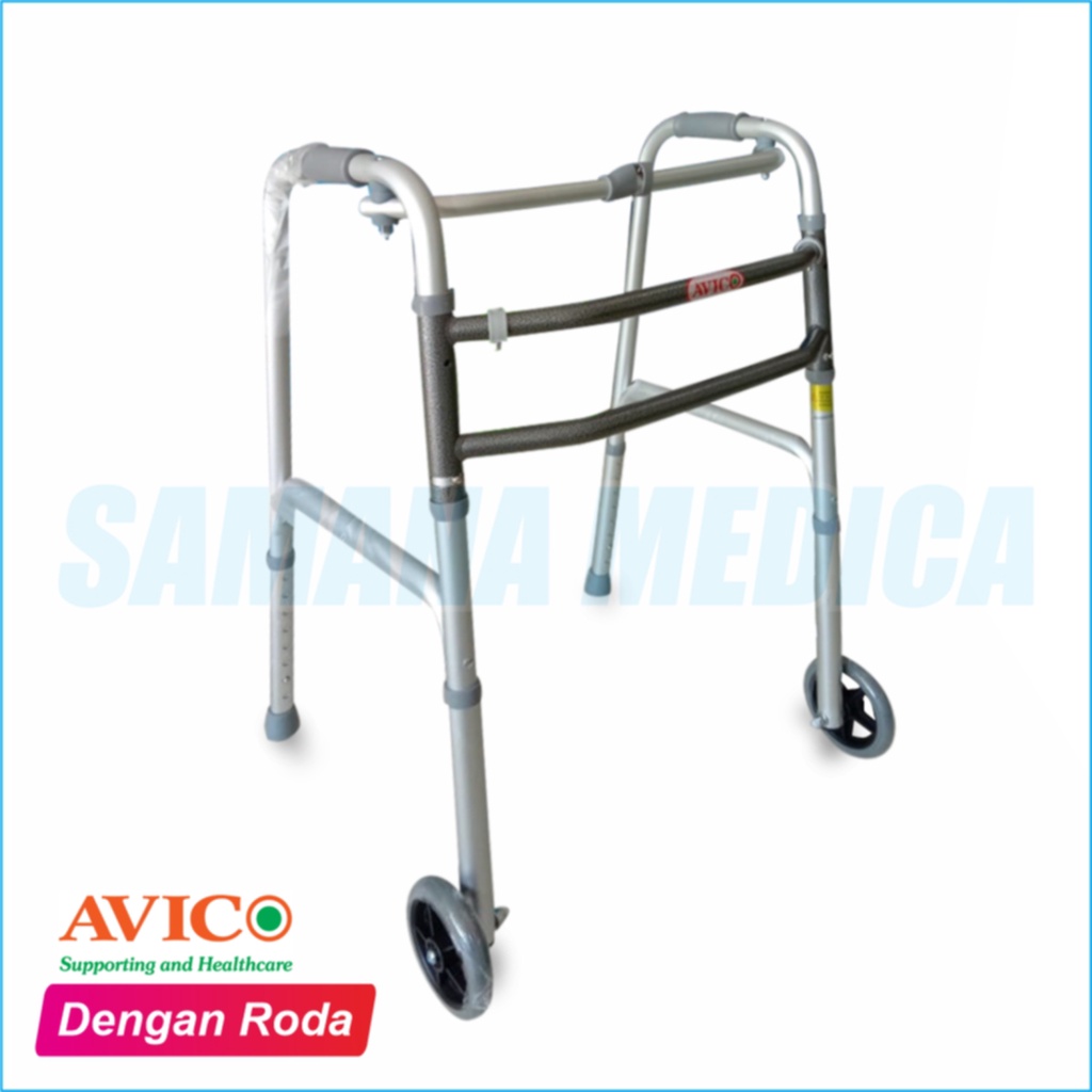Jual Walker Lansia 2 Batang Merk AVICO AV-8120 Alat Bantu Jalan Walker ...