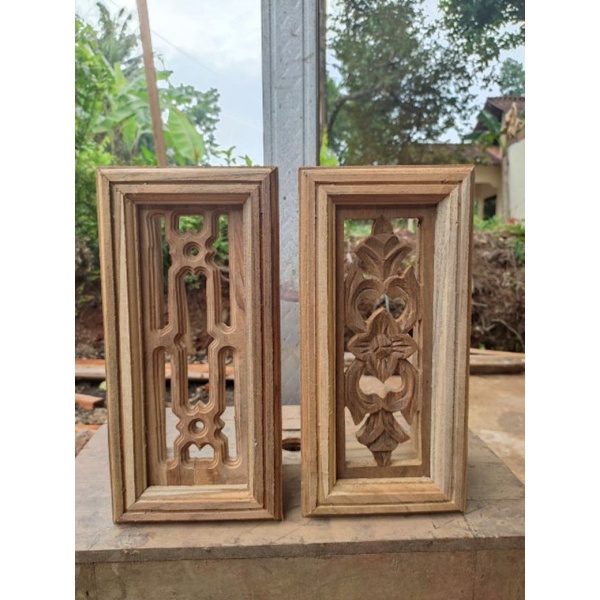 Jual loster kayu jati ukir dan minimalis ukuran 27x13 cm | Shopee Indonesia