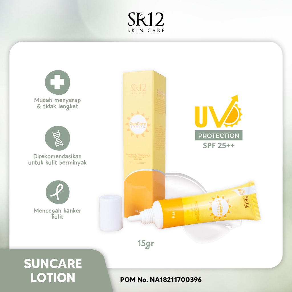 Jual Suncare SR12 - Melindungi Kulit dari Sinar UV dan Mencerahkan ...
