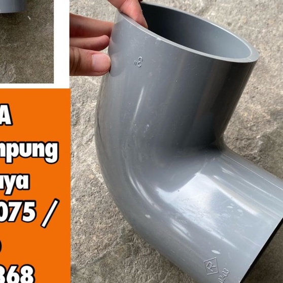 Jual KENI 3" RUCIKA AW - ELBOW 3" AW KENI SAMBUNGAN KENI 3" RUCIKA AW / KNEE 3 INCH PVC BELOKAN ...