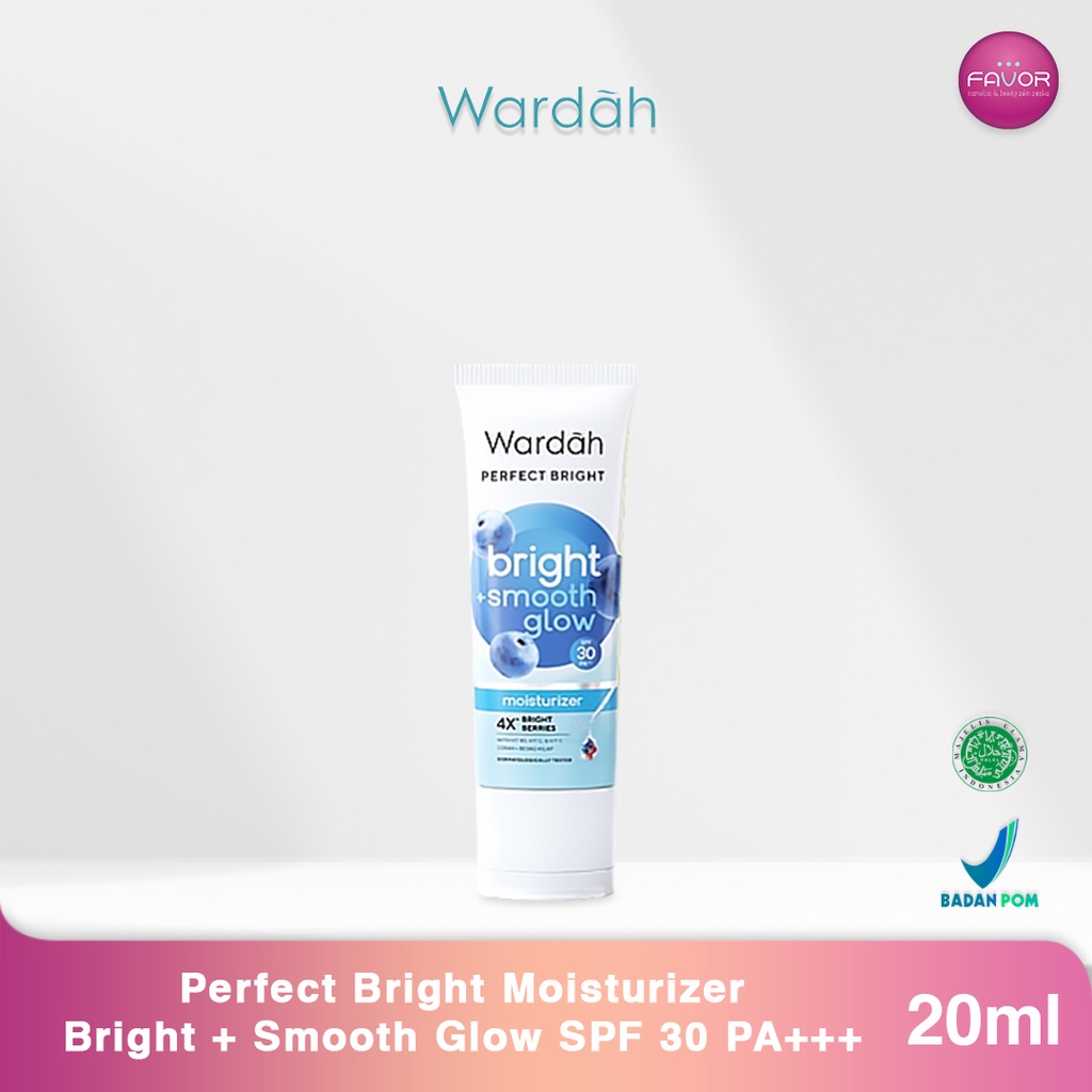 Jual Wardah Perfect Bright Moisturizer Bright + Smooth Glow SPF 30 PA +++ 20 ml | Shopee Indonesia