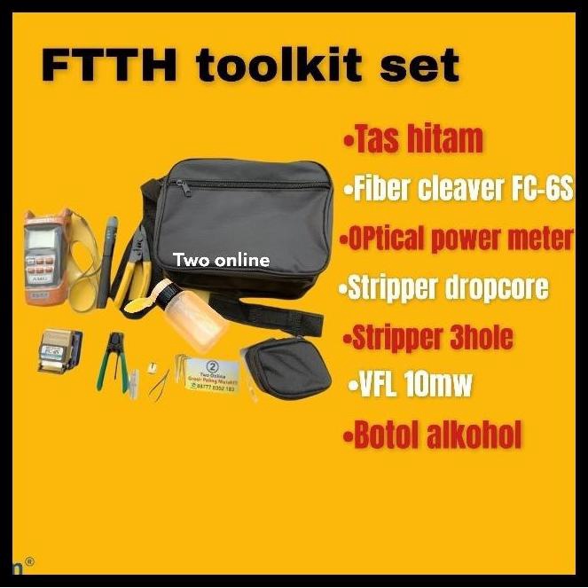 Jual Terbaru Ftth Tool Kit Set Lengkap Opm Vfl Cleaver Fo Fiber Optik ...