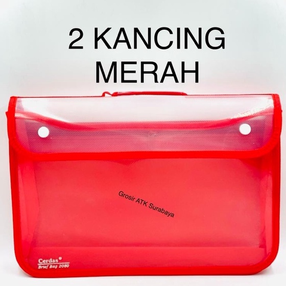 Jual MAP ZIPPER 2 KANCING / Tas Sekolah Kursus Les Dokumen Zipper Ziper ...