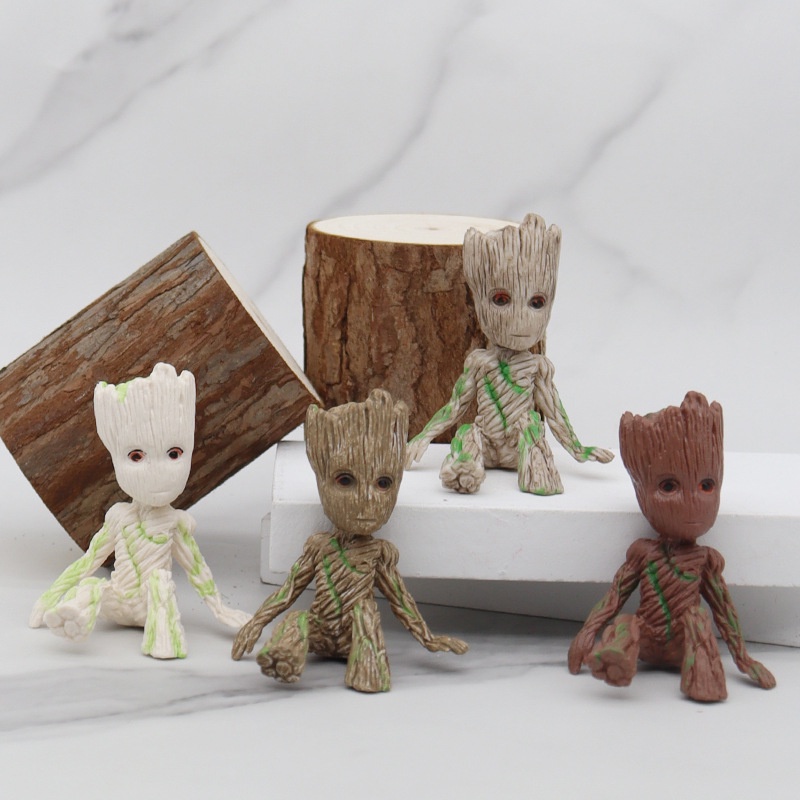 Jual Action Figure Marvel Groot Mini Ukuran 5CM | Pajangan | Patung ...