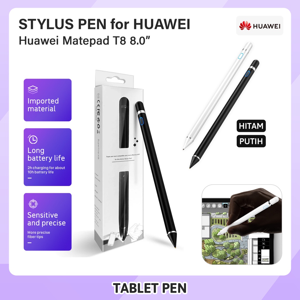 Jual Huawei MatePad T8 8.0 inch Smart Stylus Pen Tablet Pencil Drawing ...