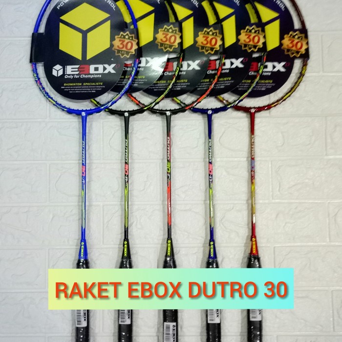 Jual RAKET BADMINTON EBOX DUTRO 30 (tarikan 30lbs) - Alpha ( biru ...