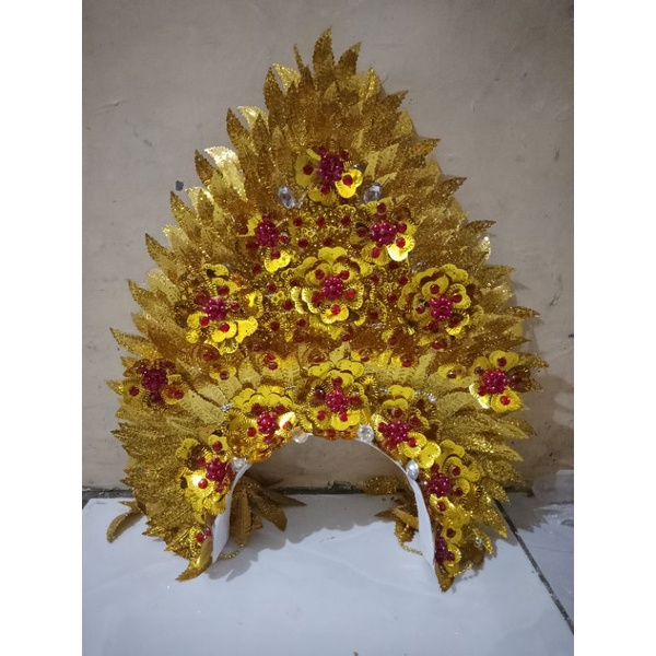Jual MAHKOTA TARI BUNGA BALI/mahkota Bali/mahkota tari adat/mahkota ...