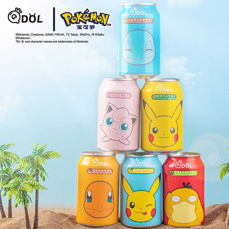 Jual Qdol x Pokemon - Minuman Kaleng Pikachu | Shopee Indonesia