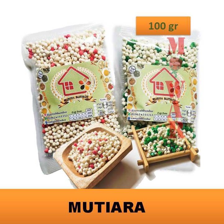 Jual (100 gr) MUTIARA Sagu Mutiara Merah Enak dan Sederhana Mutiara ...