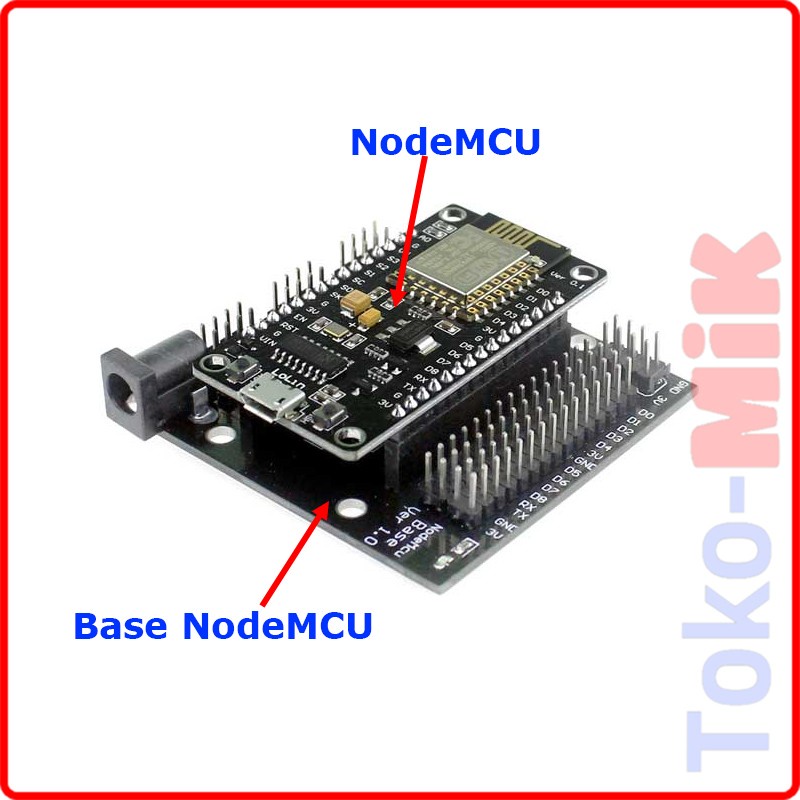 Jual NodeMCU Base Plate Lolin Lua Development Breakout Board I/O Shield | Shopee Indonesia