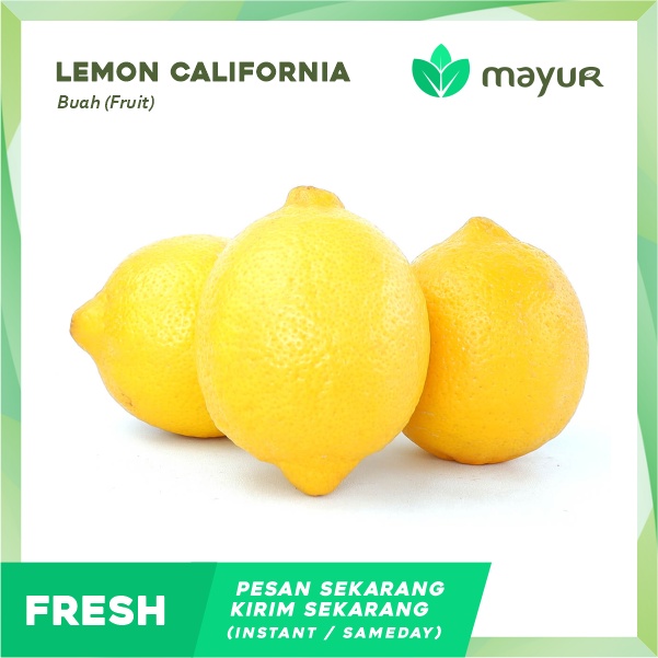 Jual Lemon California (500 gr / 1 kg) | Shopee Indonesia