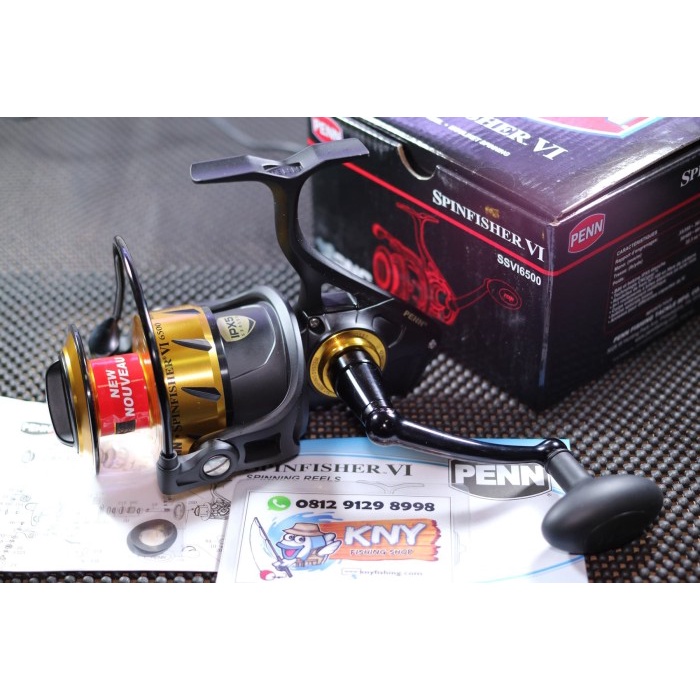 Jual Reel PENN Spinfisher VI 6500 NEW 2018 reel mancing dinosaurus ...