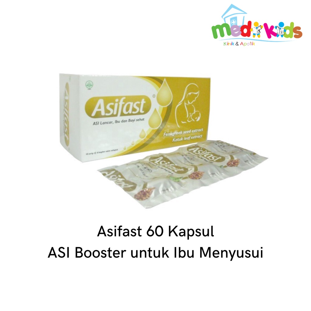Jual Asifast - Pelancar ASI Booster (1 box @ 60 kapsul) | Shopee Indonesia
