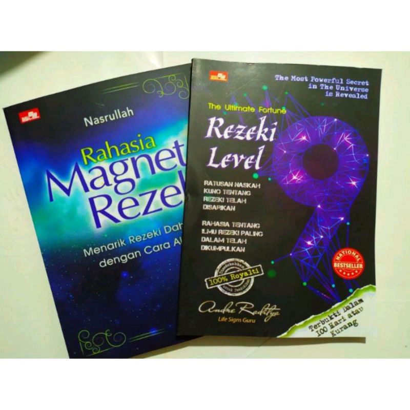 Jual paket 2 buku RAHASIA MAGNET REZEKI & REZEKI LEVEL 9 | Shopee Indonesia