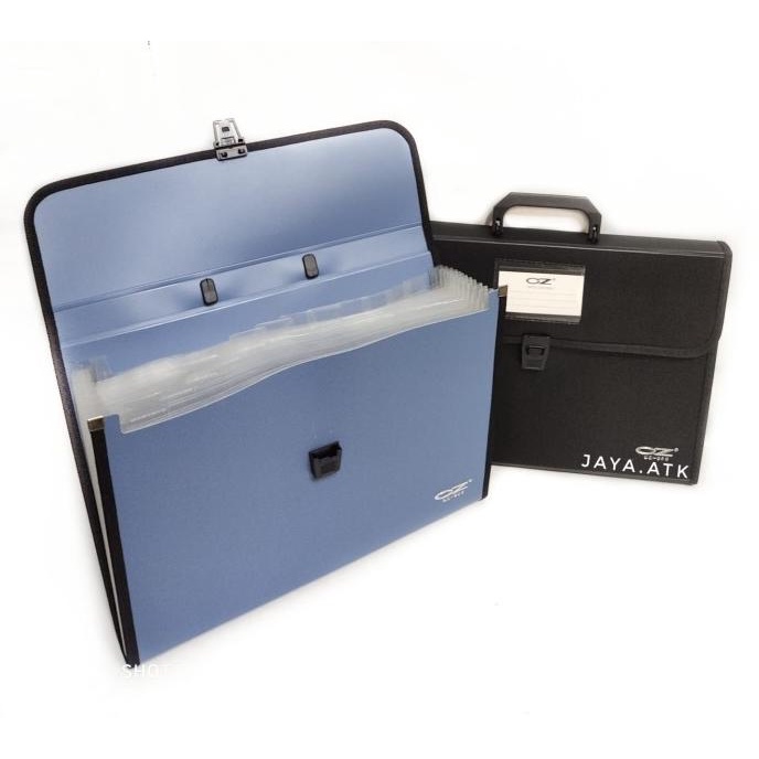 Jual Map Plastik Expanding File F4 Folio Gz-050 Sekat Harmonika Hitam ...