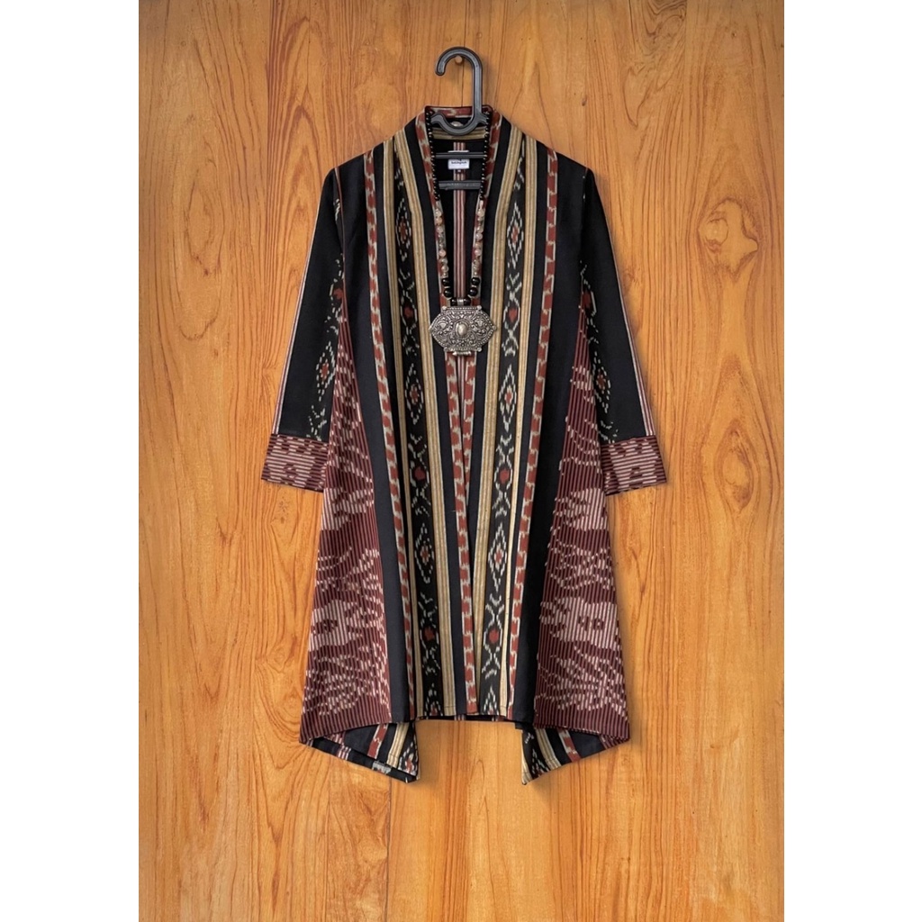 Jual Long cardigan tenun NTT outerwear etnik | Shopee Indonesia