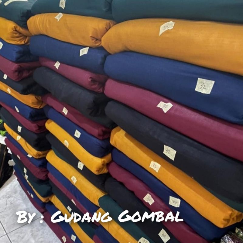 Jual Kain Rayon Polos / Rayon Santung Bahan Mukena/Variasi dll (harga ...