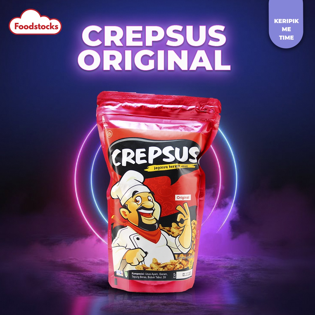 Jual Keripik Usus Crispy Rasa Original Crepsus | Shopee Indonesia