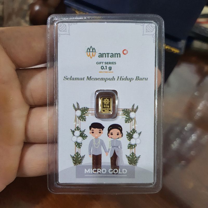 Jual KADO PERNIKAHAN TRADITIONAL EMAS 0.1 GRAM HADIAH PERKAWINAN ...