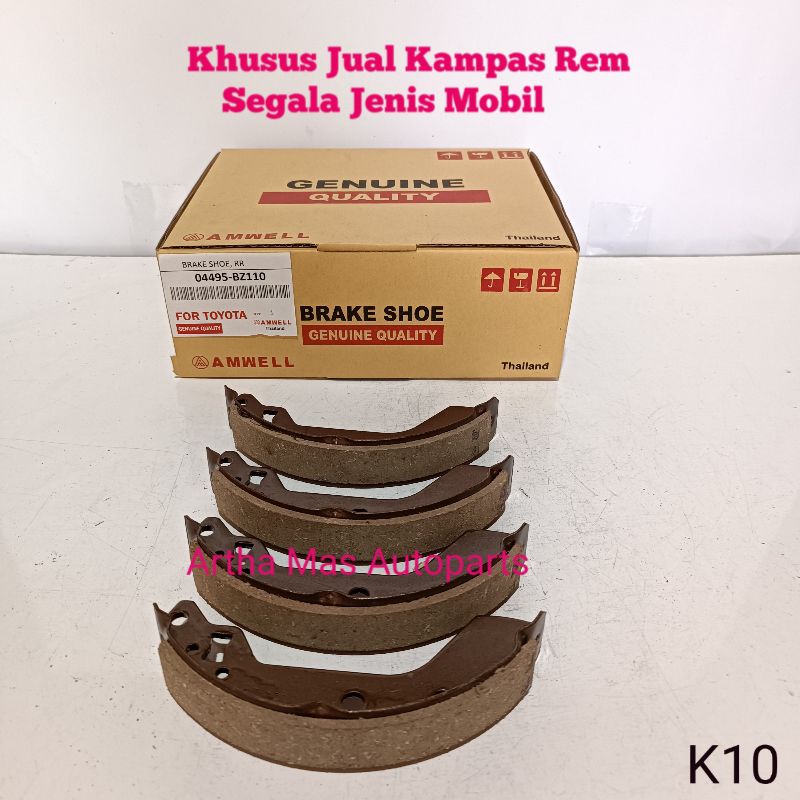 Jual KAMPAS REM BELAKANG AGYA AYLA BRAKE SHOE AYLA AGYA | Shopee Indonesia