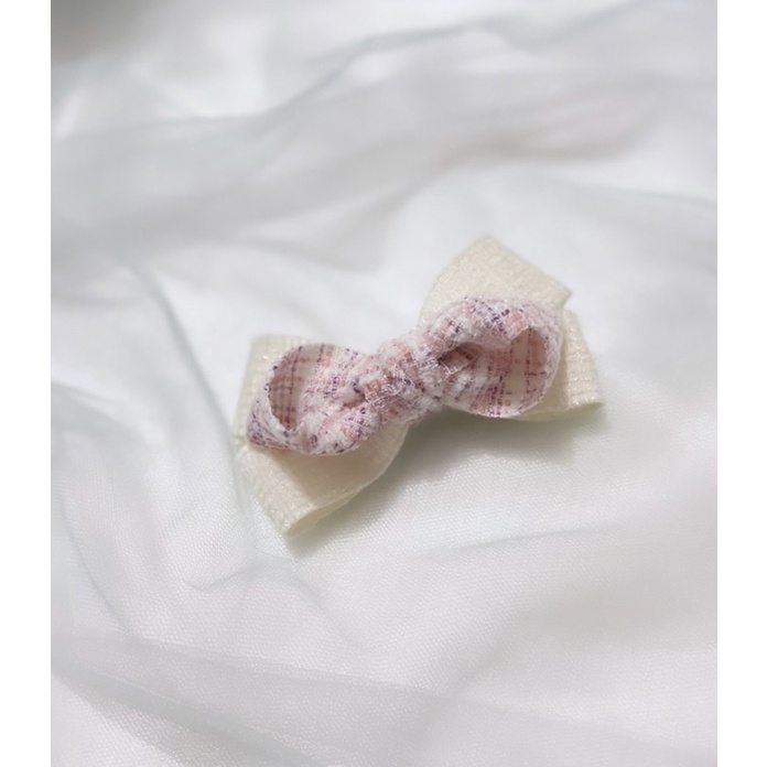 Jual pita rambut - jepit rambut - pita handmade - hyuna bow | Shopee ...