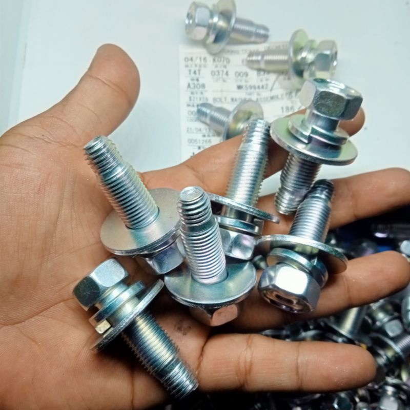 Jual BOLT 12 × 30 MM BAUT 17 panjang 3cm DOBEL RING BAUT ORI BAUT SASIS ...