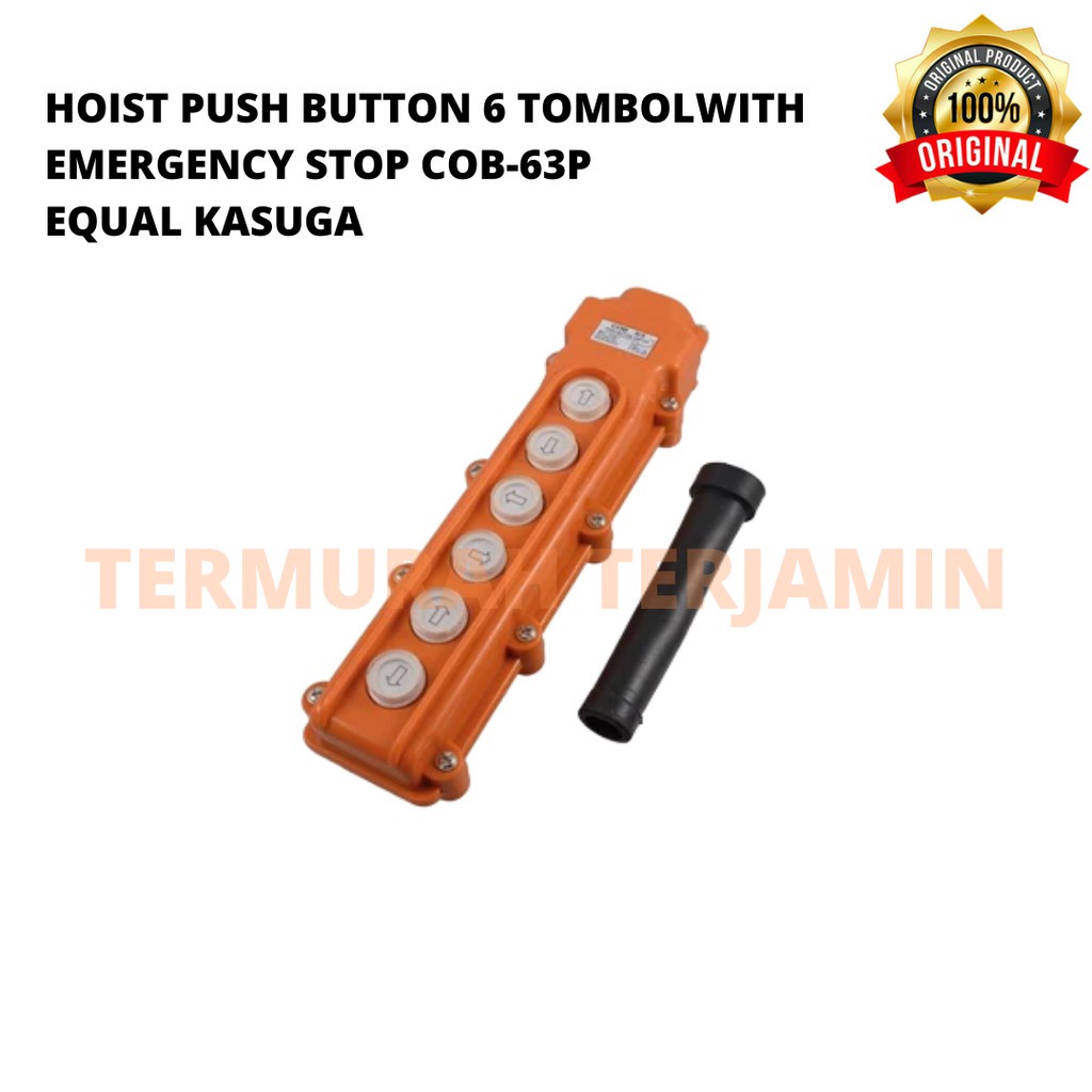 Jual HOIST PUSH BUTTON 6 TOMBOLWITH EMERGENCY STOP COB-63P EQUAL KASUGA ...