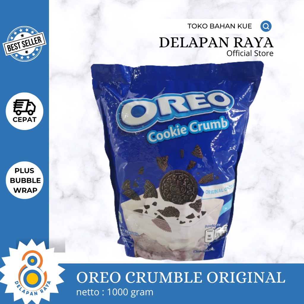 Jual OREO CRUMBLE ORIGINAL 1KG - 8Raya | Shopee Indonesia