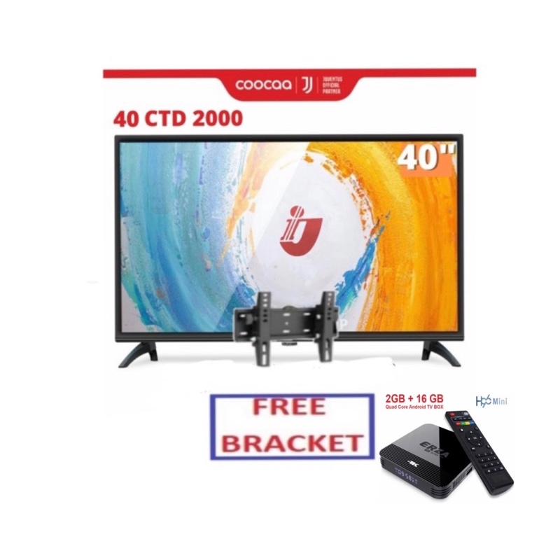 Jual Coocaa LED Digital TV 40 Inch 40CTD2000 Bezel Less ANDROID BOX ...