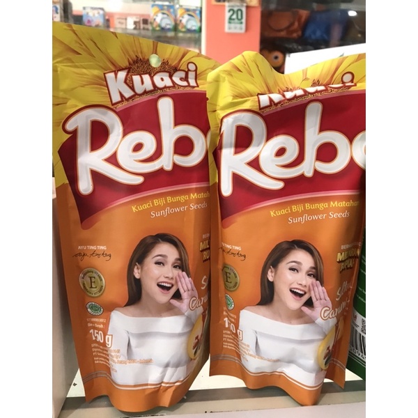 Jual Kuaci Rebo Rasa Caramel Size 150 Gran Original Shopee Indonesia