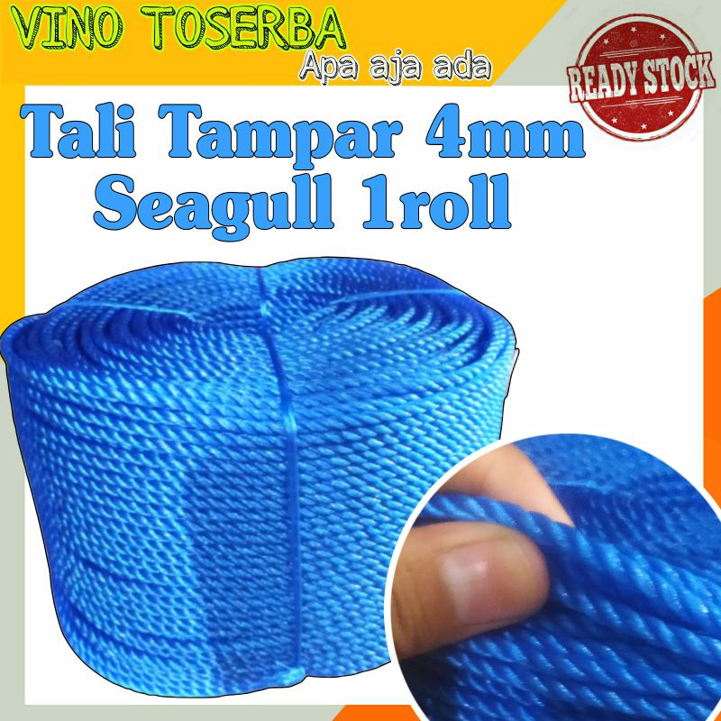 Jual 1ROLL TALI TAMBANG TAMPAR 4MM SEAGULL ORIGINAL/ TALI LAYANGAN TALI ...