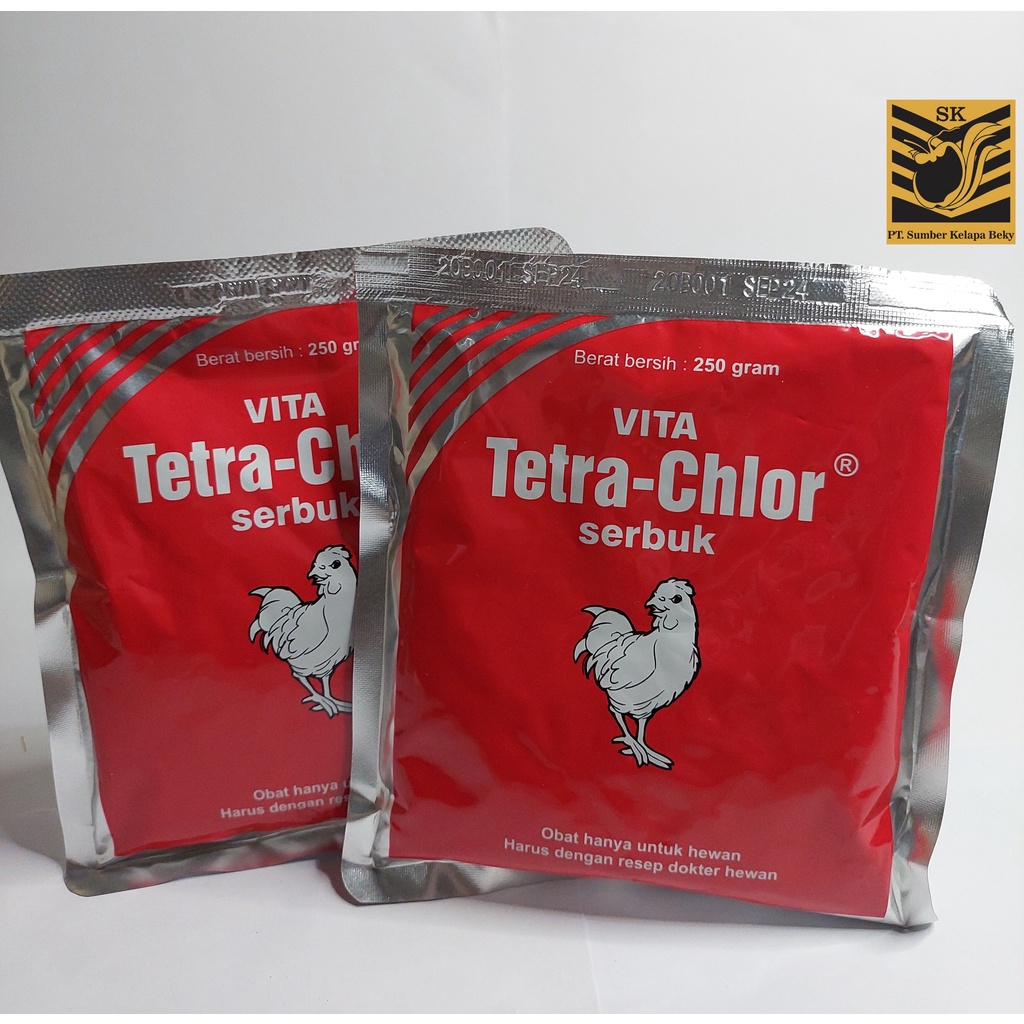 Jual Vitamin Booster Obat Ayam Top No. 1 Tetra Chlor 250 Gram (medion ...
