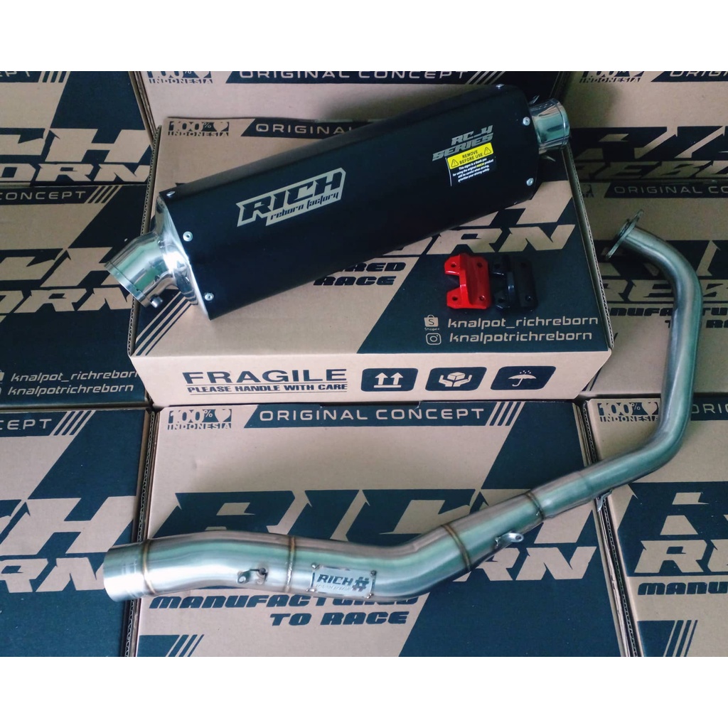 Jual Knalpot Racing Rich Gsx R 150,R15 V3,Ninja 250 SL,Cbr 150R ...