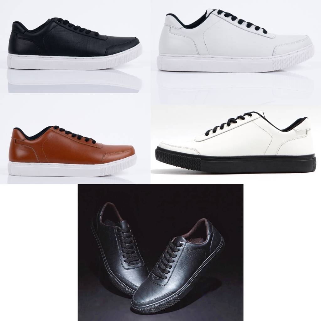 Jual Sepatu Sneakers Pria Aregon Zurich KULIT ASLI | Shopee Indonesia