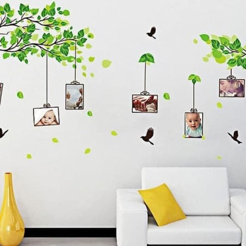 Jual METH AM914 RANTING DAUN FRAME 60X90 WALSTIKER WALLSTICKER WALL ...