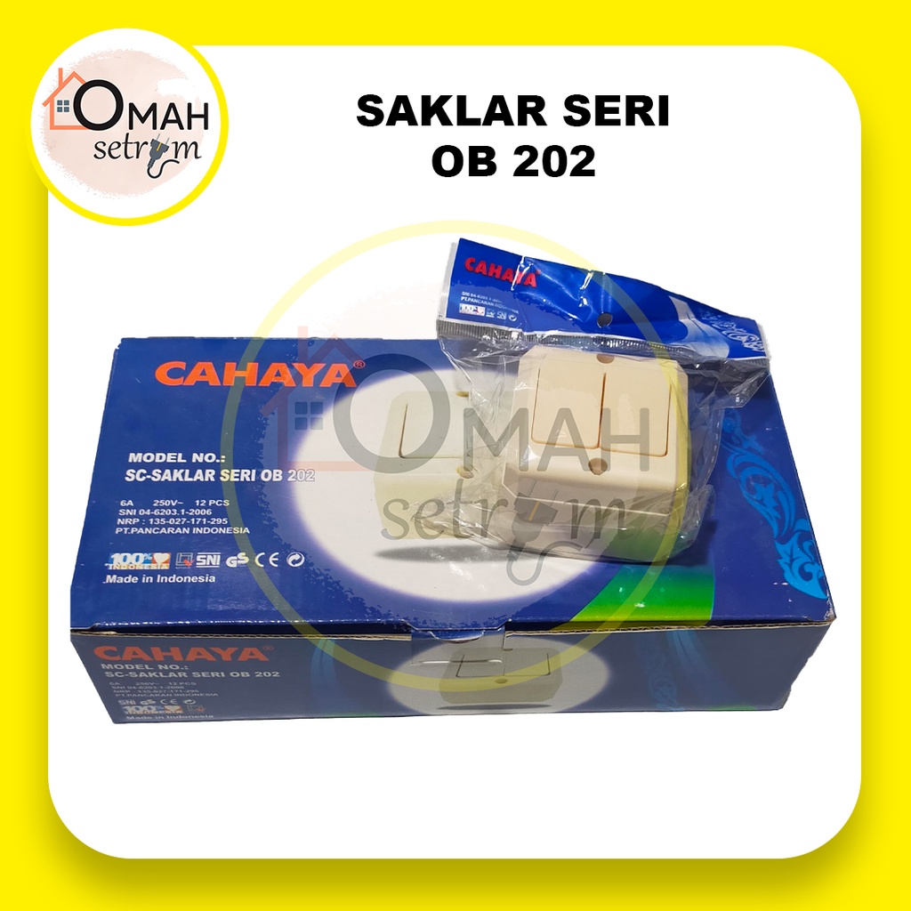 Jual Saklar Lampu OB Segi Sekakel Lampu Tempel Outbow Switch Lamp Seri ...