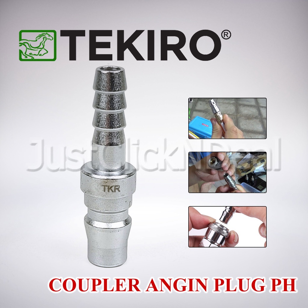 Jual Tekiro Quick Coupler Plug 20 30 40 PH Adapter Sambungan Selang Kompresor Angin | Shopee ...