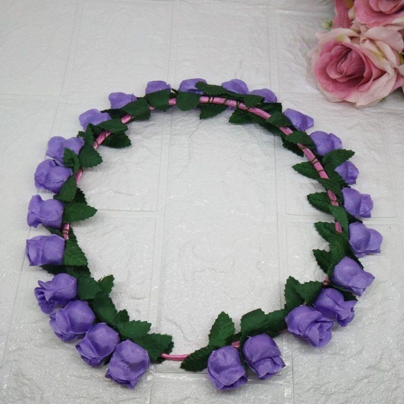 Jual Mahkota bunga/flower crown bridal shower/bando bunga/dekorasi ...