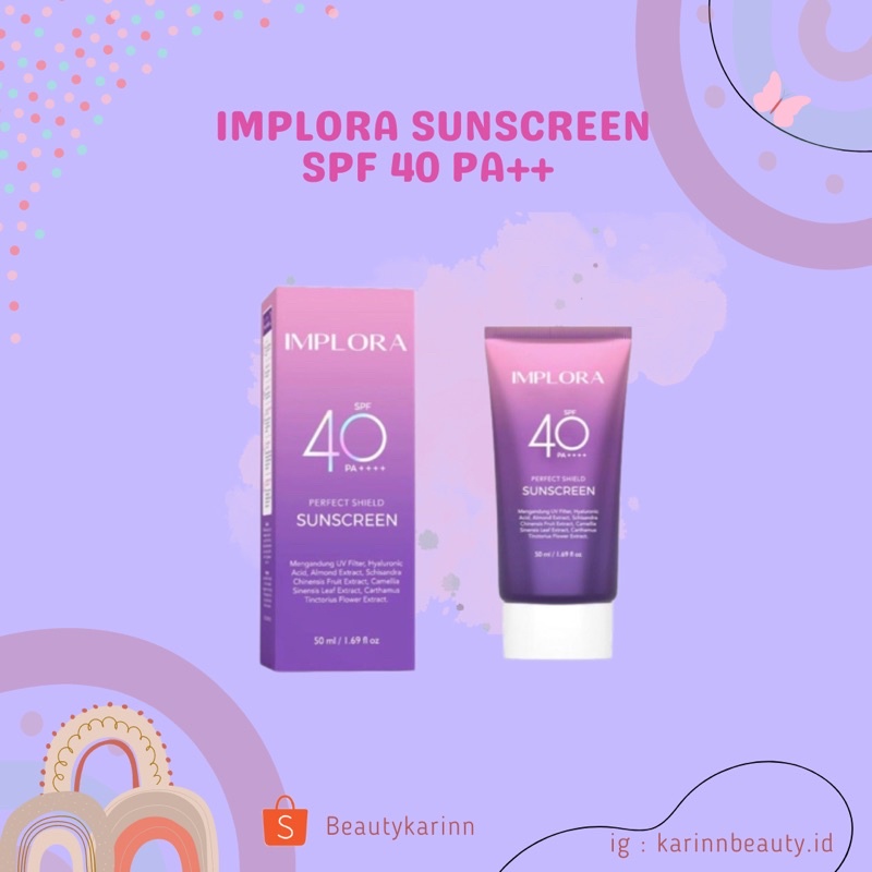 Jual IMPLORA SUNSCREEN SPF 40 PA++ | Shopee Indonesia